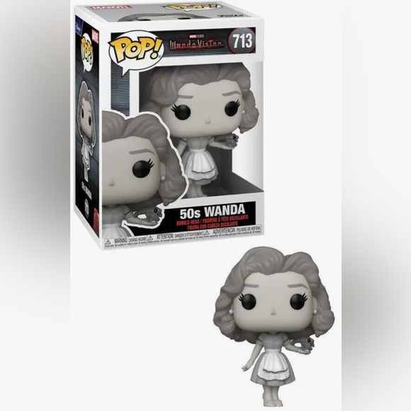 Funko | Toys | Funko Pop 5s Wanda Maximoff Vision 73 Marvel Studios ...